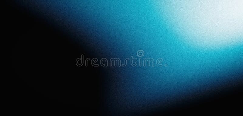 Blue Gradient Background Grainy Glowing Blue White Light Spot Black ...