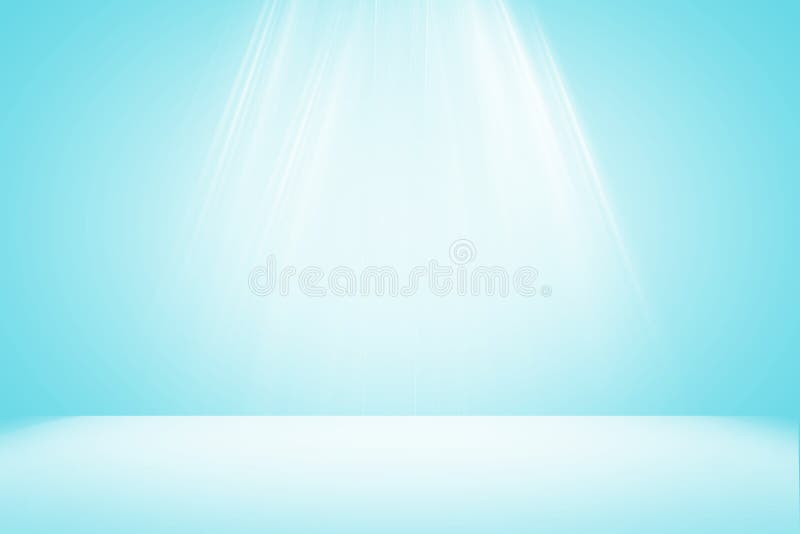 Blue Gradient Background with Lighting Effect of Spotlight. Stock ...