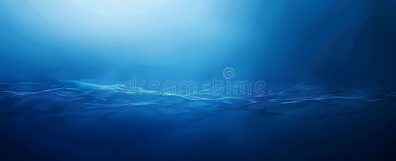 Abstract Blue Gradient Background with Subtle Waves Stock Illustration ...