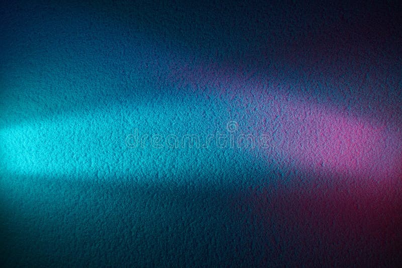 On a Blue Gradient Background, a Turquoise Ray of Light and a Pink Glow ...