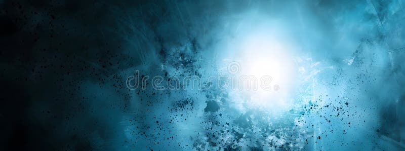 Abstract Blue Gradient Background with Light Stock Illustration ...
