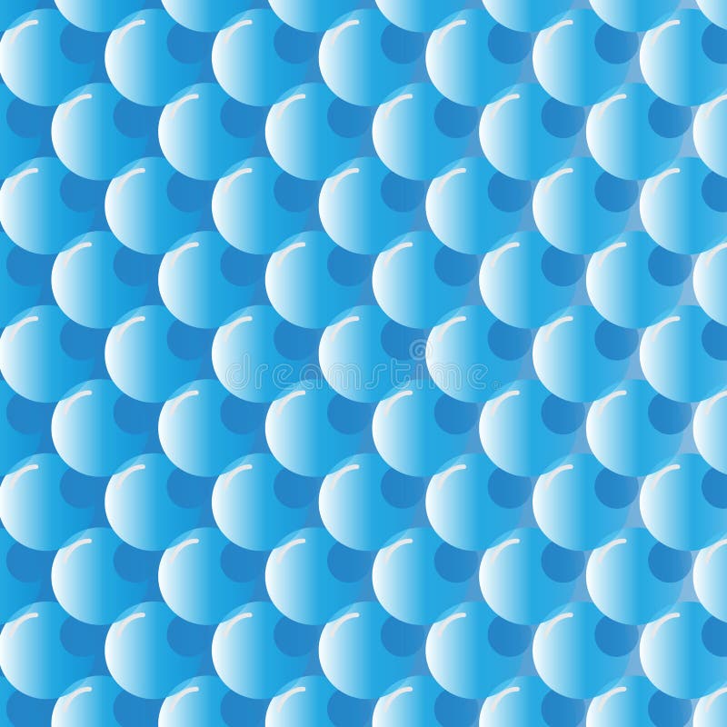 Blue Gradient Bubbles Shiny Pattern Background Stock Vector ...