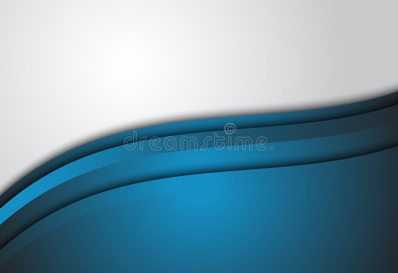 Blue Gradient Geometric Background Material Design Overlap Layer Stock ...