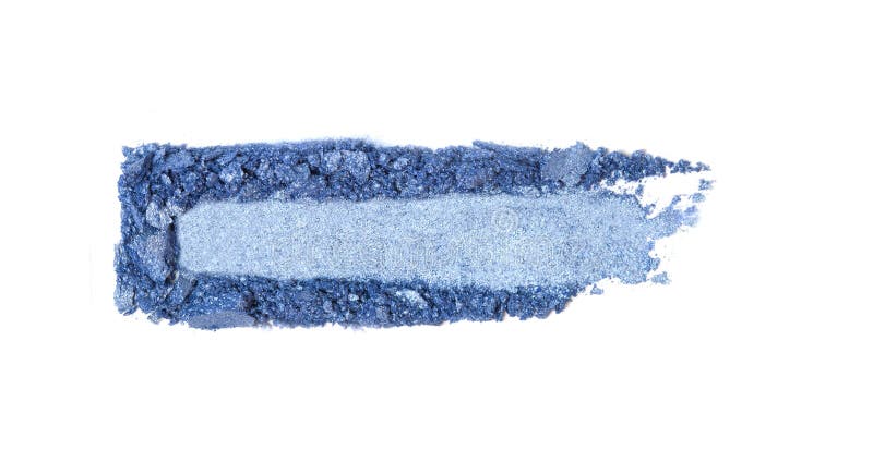 Blue Gradient Eye Shadow Set Isolated on White Background Stock Image ...