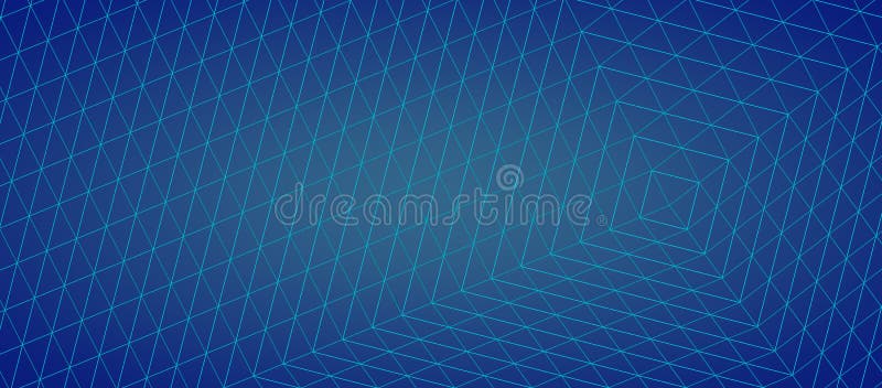 Blue Gradient Grid Mesh Triangles Squares Lines Network Background ...