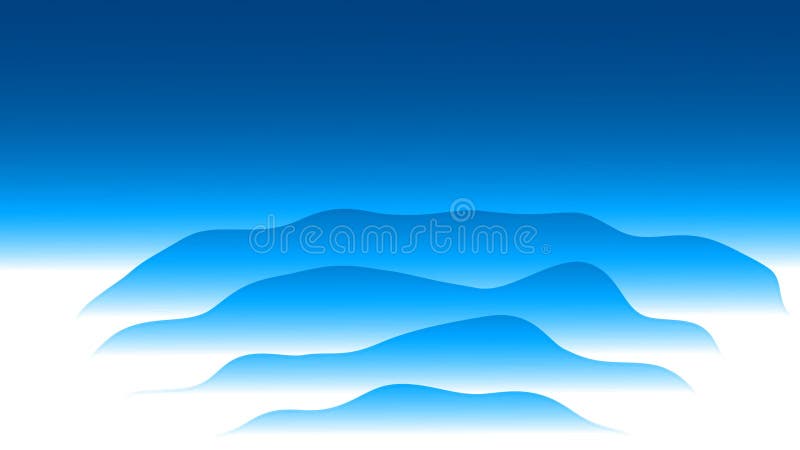 Blue Gradient Mild Deformed Lines Backdrop - Abstract 3D Illustration ...