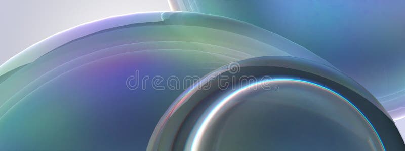 Blue Gradient of Multiple Glass Spheres and Objects Elegant and Modern ...