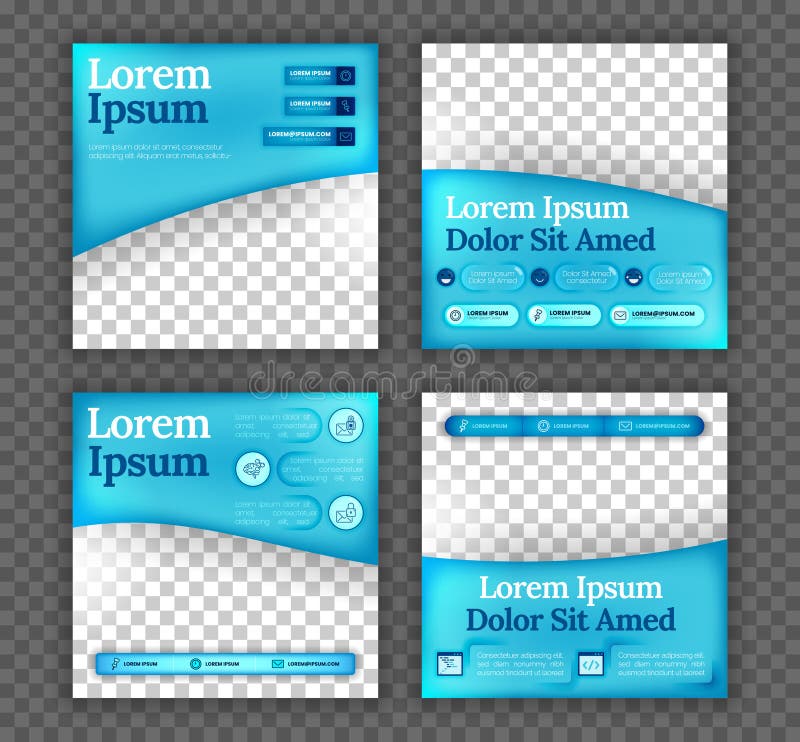 Blue Gradient Social Media Template for Health and Tech Brands with ...