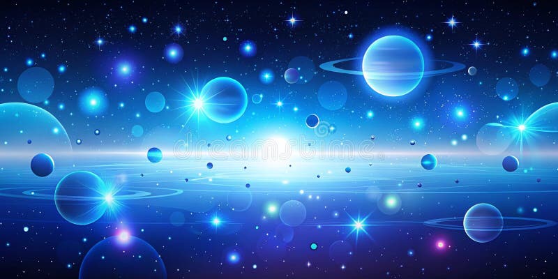 Blue Gradient Space Abstract Background Stock Illustration ...