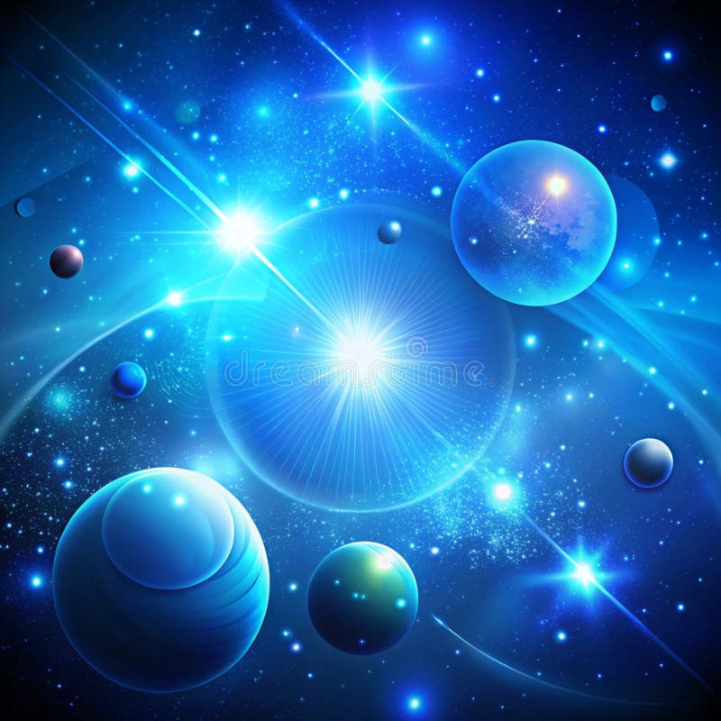 Gradient Space Blue and White 3D Wavy Satin Fabric Artistic Texture ...