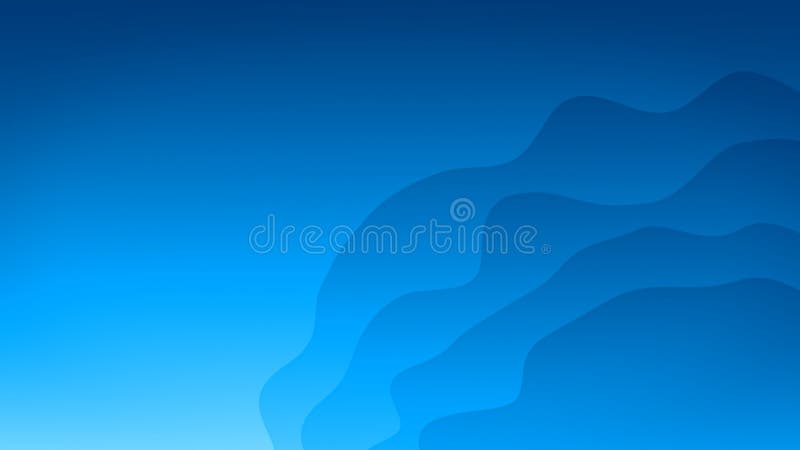 Blue Gradient Sweet Curved Objects Background - Abstract 3D Rendering ...