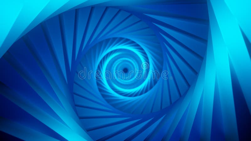 Blue Gradient Vortex Tunnel Background Stock Illustration ...