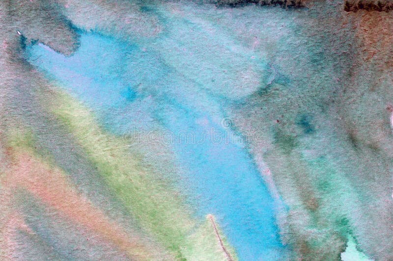 Blue Gradient Watercolor Background Texture Stock Illustration ...