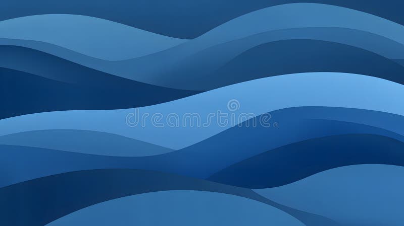 Blue Gradient Waves with Horizontal Flow and a Soft Transition Stock ...