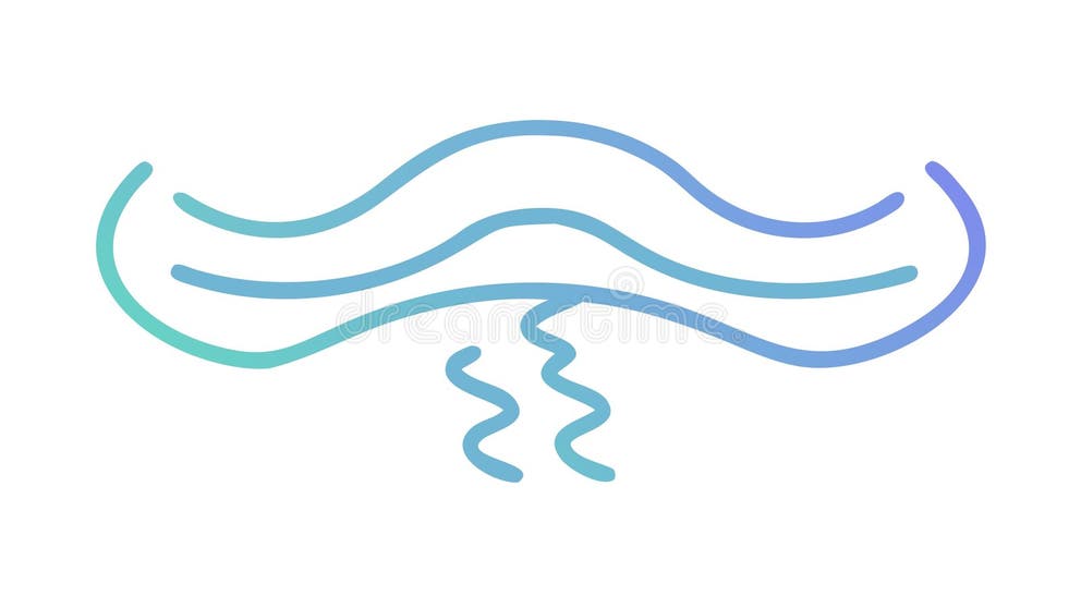 Wavy Wind Current Icon Stock Illustrations – 73 Wavy Wind Current Icon ...