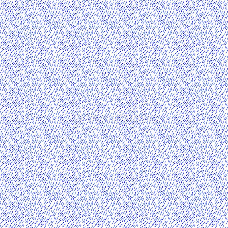 Blue Gradient on White Hand Drawn Small Line Seamless Repeat Pattern ...