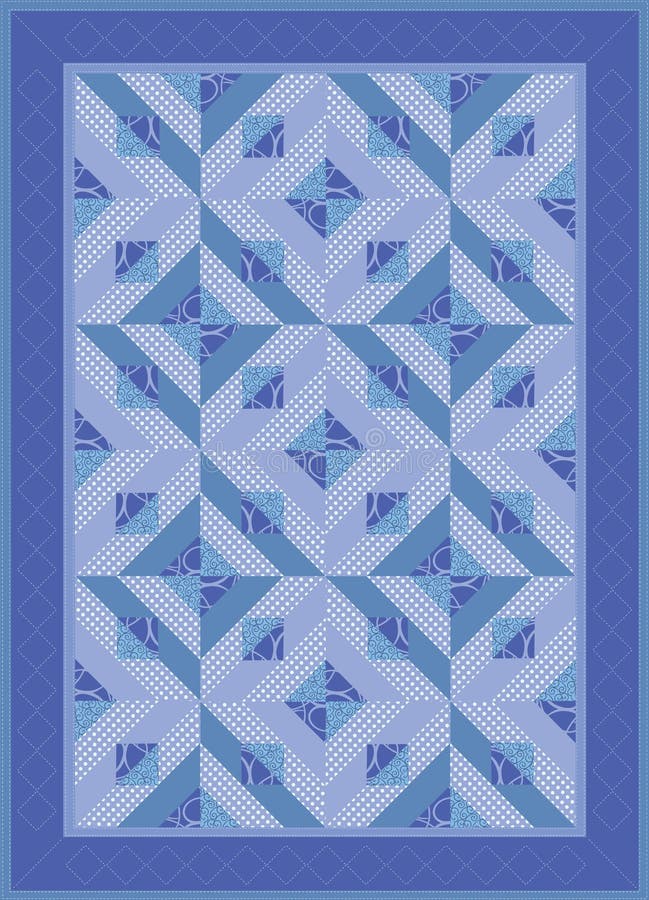 Blue Granny Quilt stock vector. Illustration of scrapbook - 23081970 Blue Granny Quilt stock vector. Illustration of scrapbook - 23081970