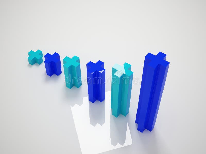 Blue graph stock illustration. Illustration of blue, percentage - 2133029