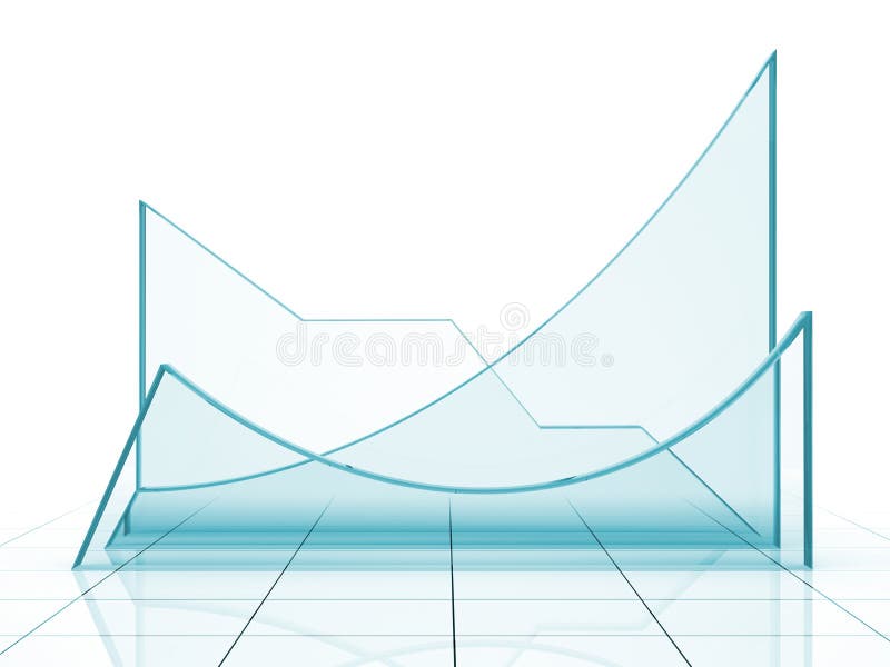 Blue graph stock illustration. Illustration of chart - 25437068