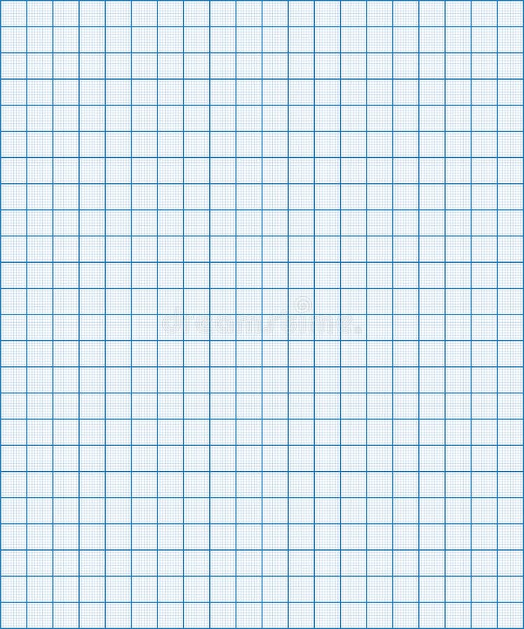 Blue Graph Paper Coordinate Paper Grid Paper Squared Paper Stock Vector ...