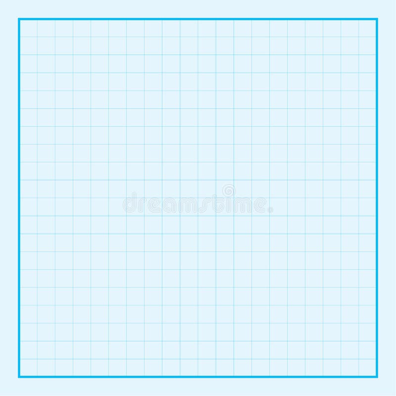 Blue Graph Paper Coordinate Paper Grid Paper Squared Paper Stock Vector ...