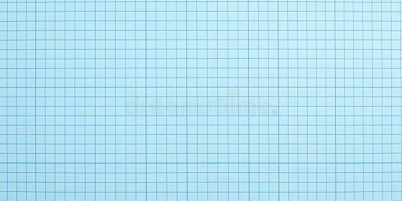 Simple Blue Graph Paper Sheet with a Grid Pattern for Drawing and ...