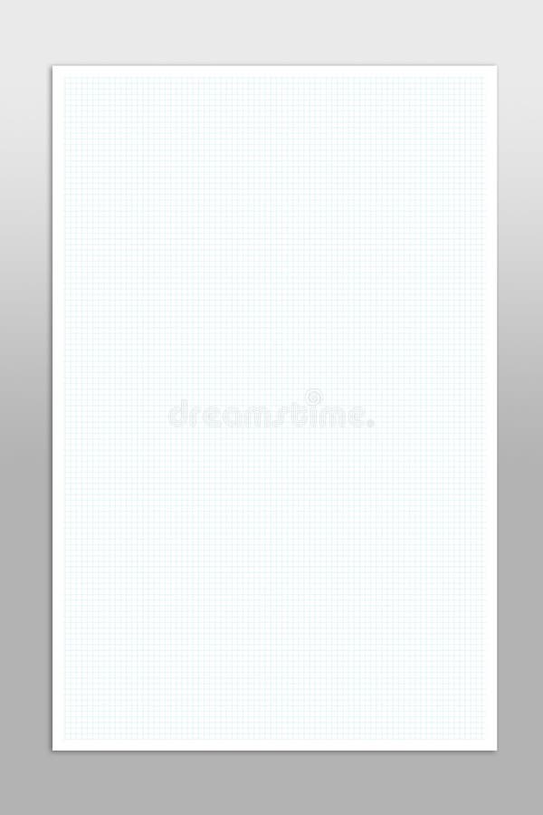 Blue Graph White Paper on Grey Background Stock Image - Image of ...