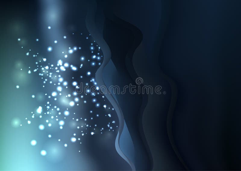 Blue Graphics Dynamic Background Vector Illustration Design Stock ...