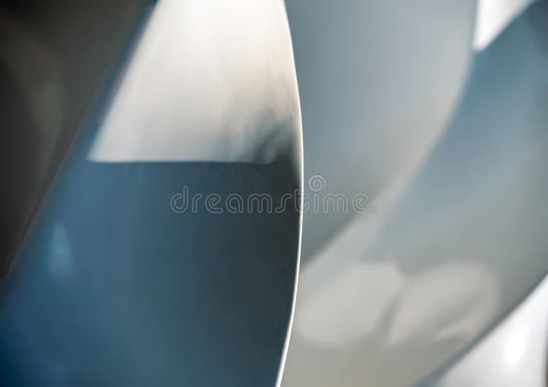 Blue and Gray Abstract Background from Curved Lines of Geometric Shapes ...