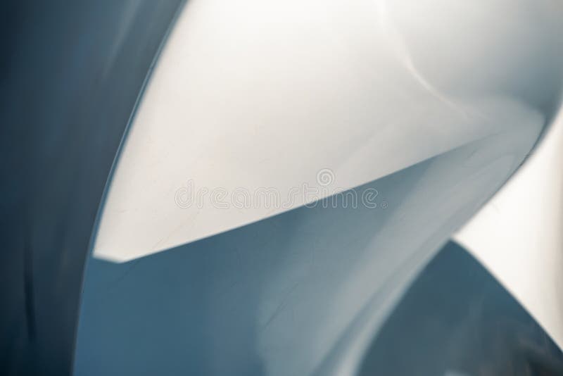 Blue and Gray Abstract Background from Curved Lines of Geometric Shapes ...