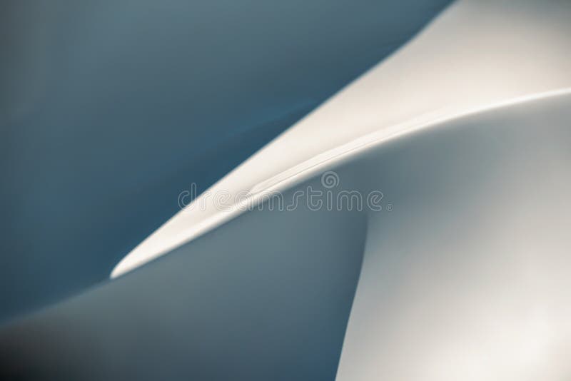 Blue and Gray Abstract Background from Curved Lines of Geometric Shapes ...