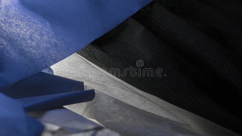 Blue-gray Color Fabric Texture Background Stock Photo - Image of blank ...