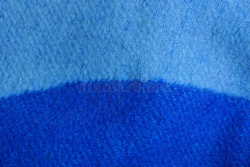 Blue Gray Fabric Texture of Woolen Blanket Stock Photo - Image of ...