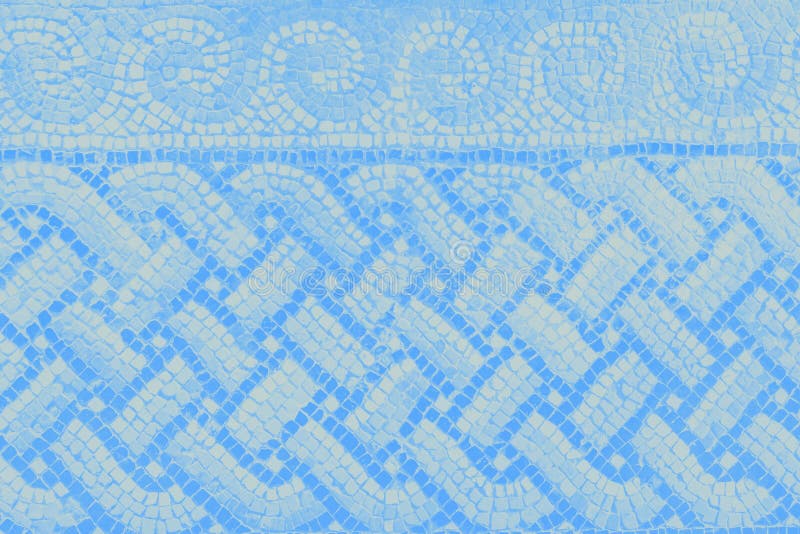 Blue and Gray Gradient Pattern, Floor Mosaic, Abstract Background Stock ...