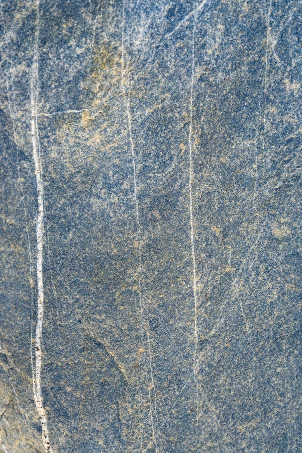 Blue Gray Stone with White Lines of Pattern and Texture As a Nature ...