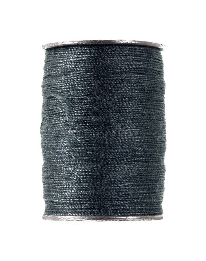 Blue gray thread stock photo. Image of white, tightly - 11270826