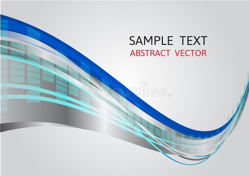 Blue and Gray Abstract Background Vector Triangle and Straight Line ...