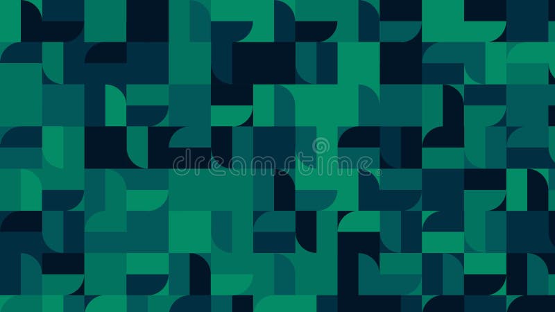 Blue and Gree Geometric Pattern, Wallpaper for Fabric Stock ...