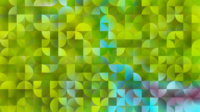 Blue and Green Abstract Quarter Circles Background Stock Vector ...