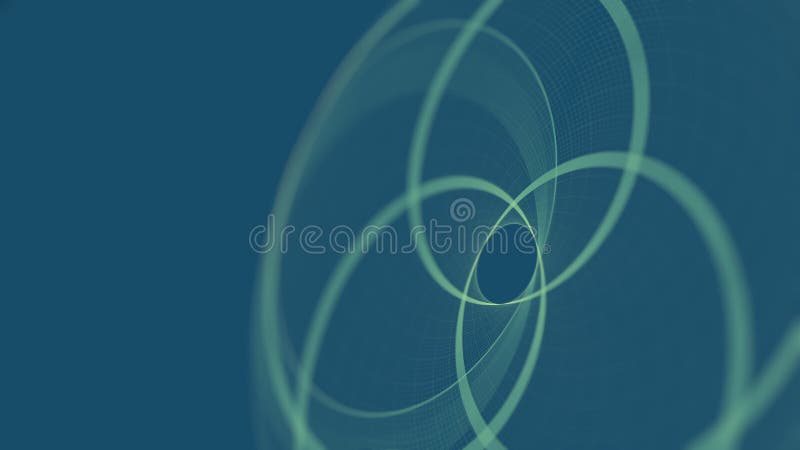 Blue and Green Abstract Spirograph Art Looping Motion Background Stock Video - Video of rotate ...