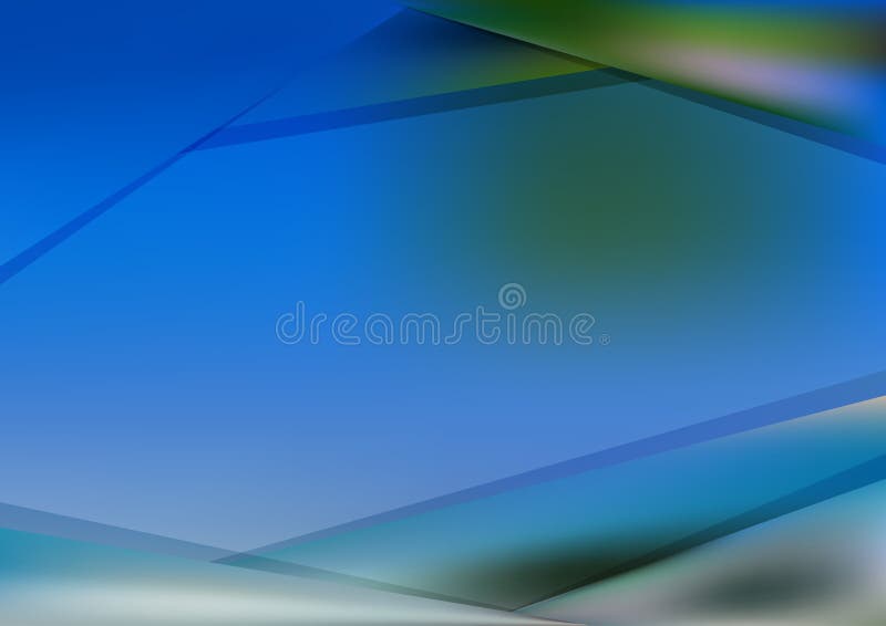 Blue and Green Background Design Template Stock Illustration ...