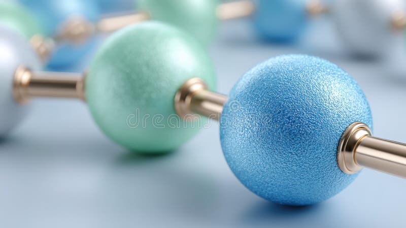 Blue and Green Ball Representing Distributed Node Structure in Remote ...