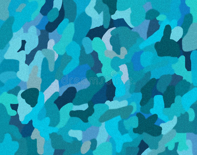 Blue,green and Black Sand Camouflage Illustration Stock Illustration ...