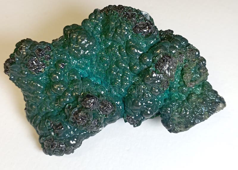 Blue Green Botryoidal Copper Mineral Chrysocolla Stock Photo - Image of ...