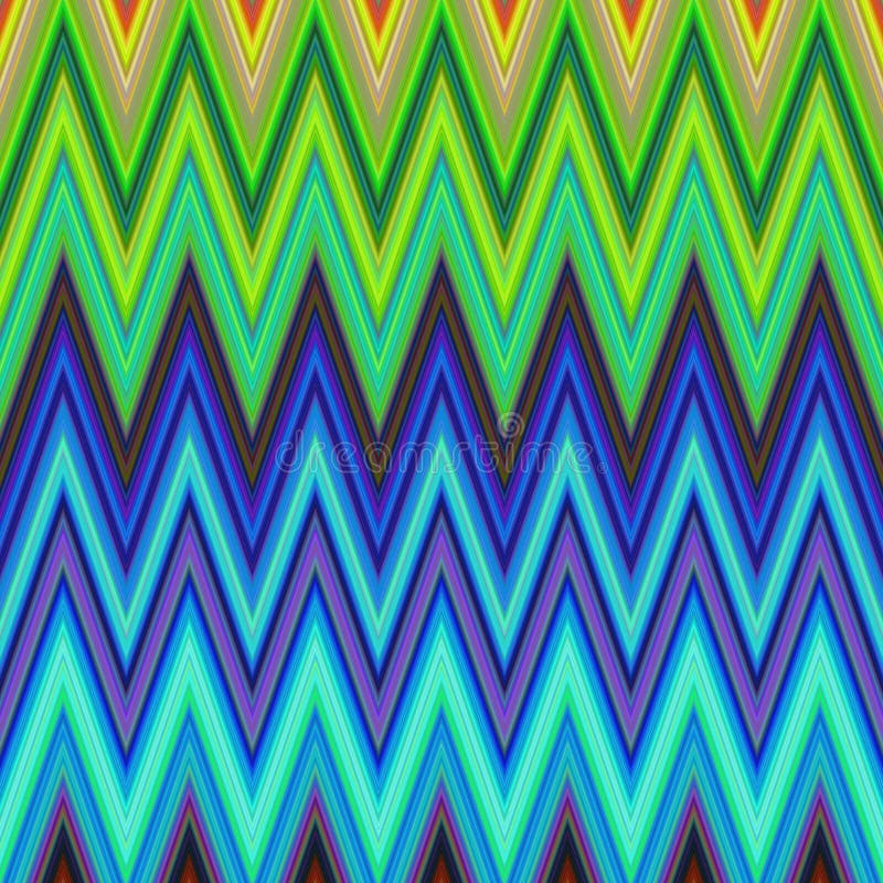 Green Horizontal Chevron Pattern Background Design Stock Vector ...