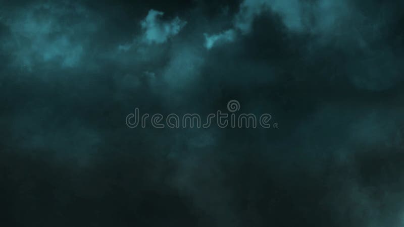 Blue Green Clouds with Lightning Streaks 4K Loop Stock Footage - Video ...