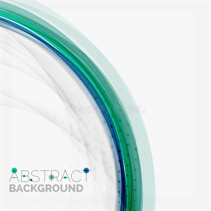 Blue and Green Color Abstract Waves Stock Vector - Illustration of ...