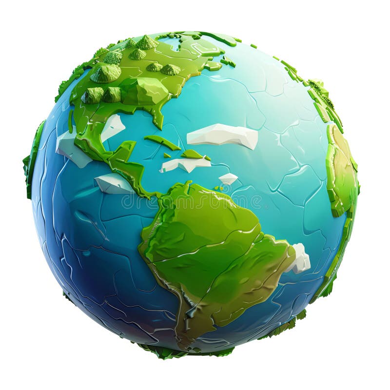 A blue and green earth stock vector. Illustration of sphere - 315253940