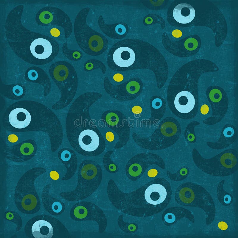 Blue and green elements stock illustration. Illustration of backdrop ...