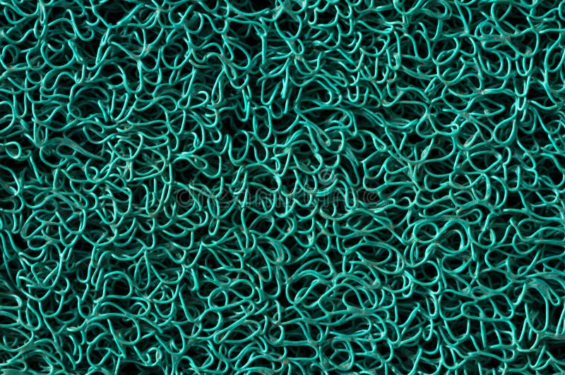 Blue Green Floor Mat`s Wire Patterns. Stock Photo - Image of wires ...